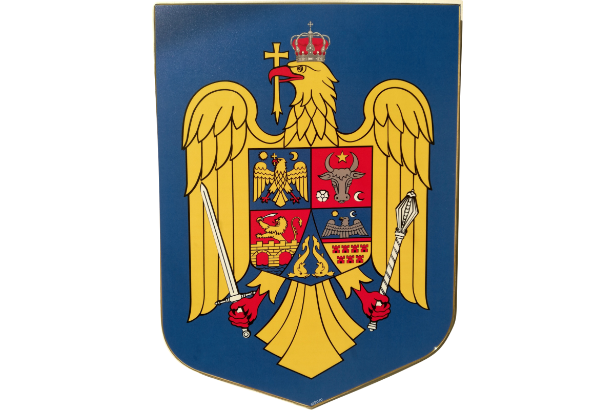 Stema Romania PVC - Printat Digital | sidro.ro
